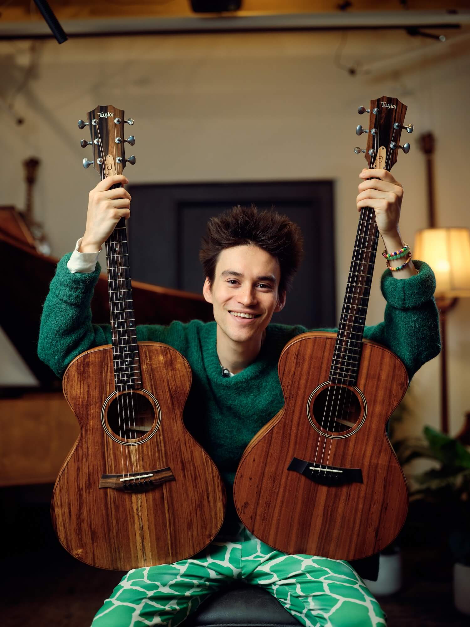 Jacob Collier Signature Models | Taylor Guitars - Peghead Nation